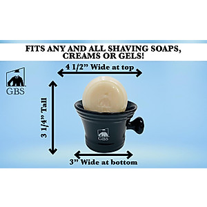 G.B.S Straight Razor Wet Shaving Kit - Classsic Shave Grooming Gift Set for Men - Includes: Straight Edge Razor, Shaving Brush, Alum Block, Shave Soap, Shave Mug Bowl,Sharpening Strop and Paste