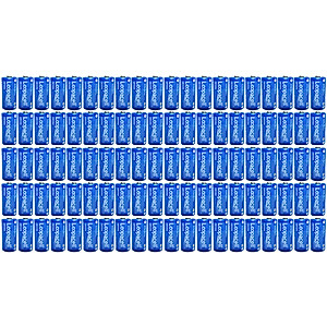 LOOPACELL CR123A CR123 123A 3V Lithium 100 Batteries (Non Rechargeable Batteries)