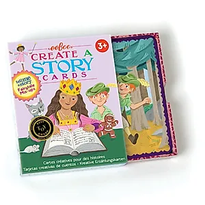 eeBoo: Fairytale Mix Ups, Create A Story Pre-Literacy Cards, 36 Flash Cards, Encourages Interactive and Imaginative Play, for Ages 3 and up