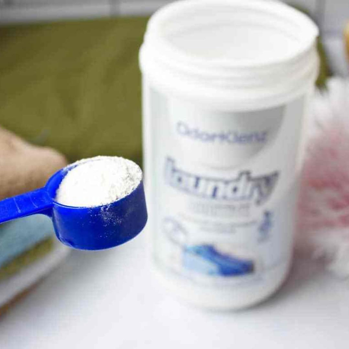 OdorKlenz Liquid & Powder Laundry Additive Plus Washing Machine Deodorizer, HE Friendly, Odor Removal, Safe