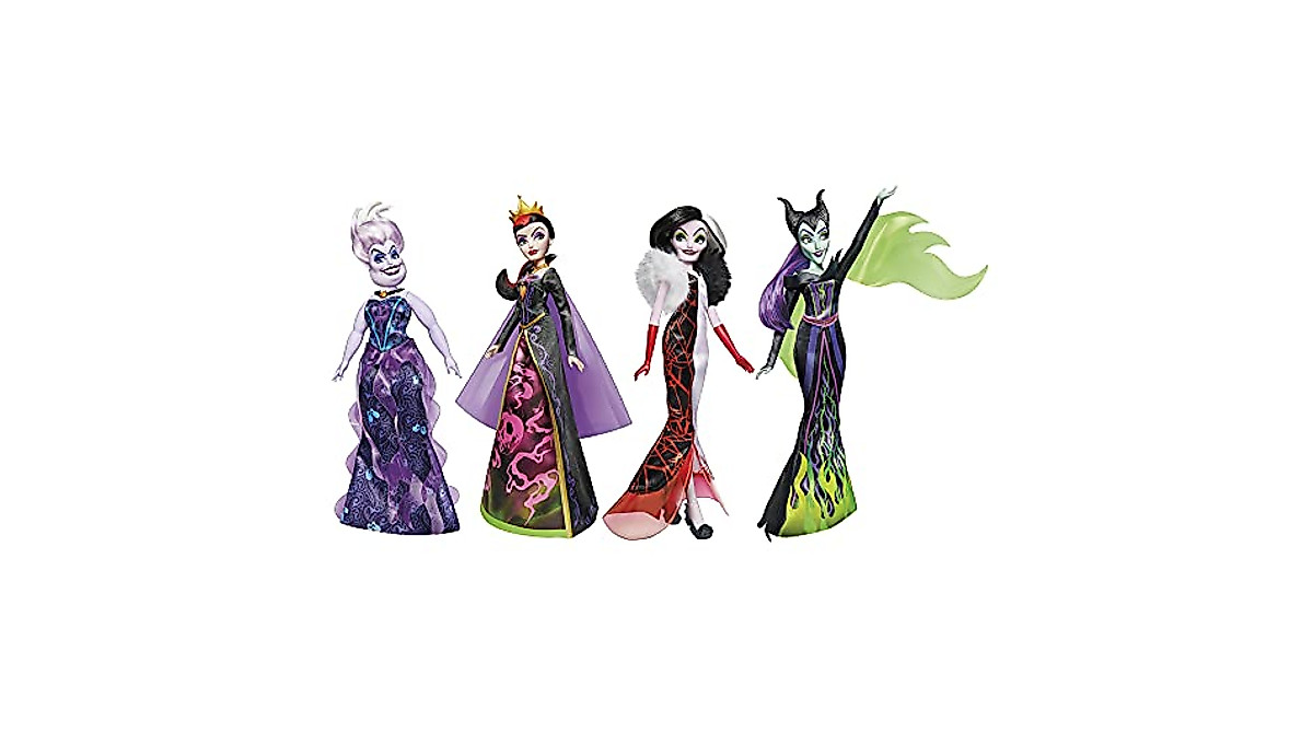 Disney Villains Black and Brights Doll Collection Pack