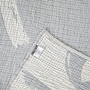 amorchoice Muslin Throw Blanket - Soft and Lightweight All-Season Cotton Gauze Throw Blanket for Warm Cozy Comfort, Perfect for Adults (Grey, 60×80)