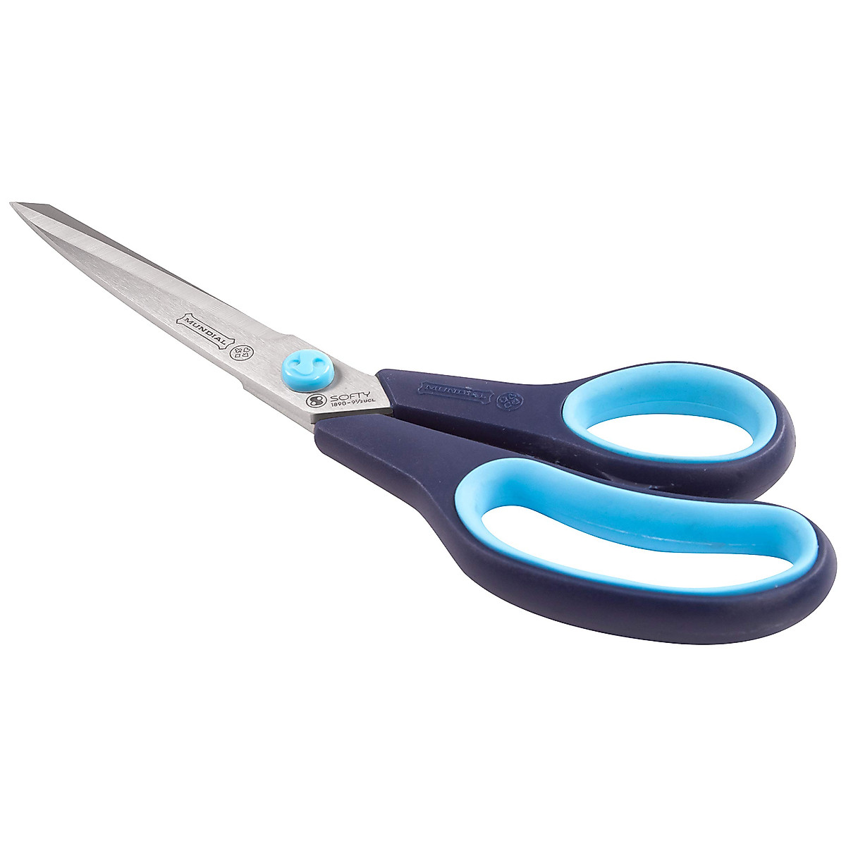 Mundial Cushion Soft BP1890-1 Dressmaker Shears, Blue/Lt. Blue Handle