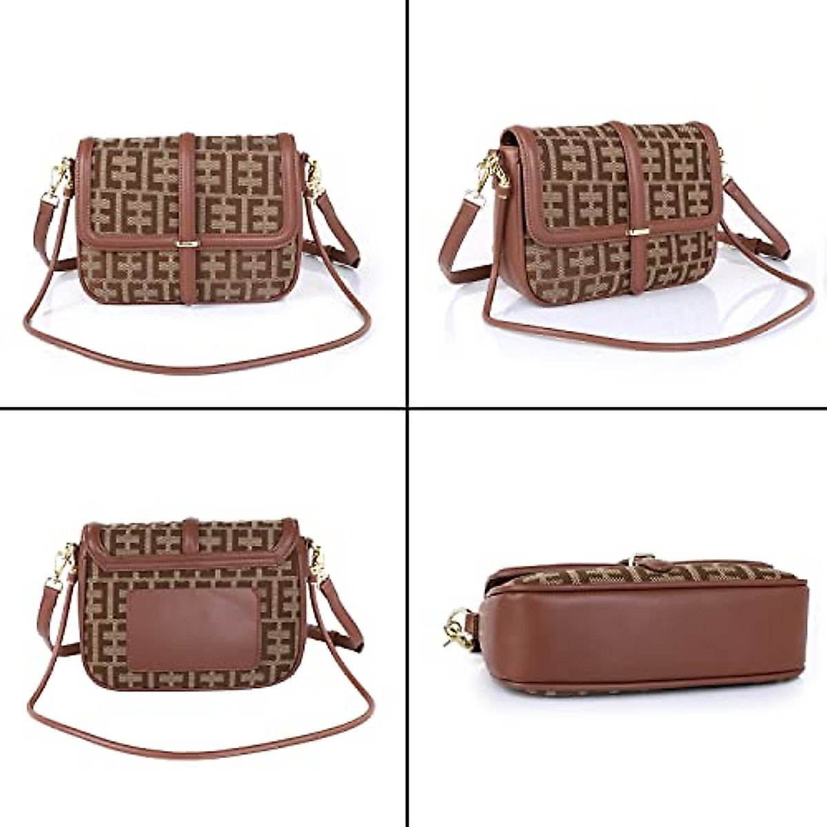 Shoulder Bag for Women Handbag for Women Crossbody Handbag for Women Leather Fashion Tote Women's Top-Handle Handbags Shoulder Bag Handbag Fashion Satchel Purse