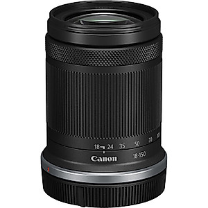 Canon EOS R10 Mirrorless Camera RF-S 18-150mm is STM + EF 75-300mm f/4-5.6 III + RF 50mm f/1.8 STM + 500mm f/8 Focus Lenses + 2X 64GB Memory Cards, TTL Flash, Case & More (Renewed)