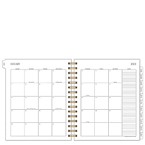 FranklinCovey - La Vie en Rose One Page Per Day Wire-Bound Planner (Jan 2024 - Dec 2024)