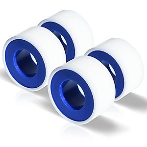 VOTMELL 4 Rolls 3/4 Inch(W) X 520 Inches(L) Teflon Tape,for Plumbers Tape,Plumbing Tape,PTFE Tape,Thread Tape,Plumber Tape for Shower Head,Pipe Sealing,Thread Seal,White