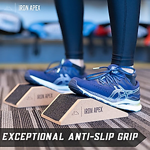 Squat Wedge Block (Pair),Slant Board For Squats w/Carry Bag,Lightweight, Portable Anti-Slip Heel Elevated Squat Wedges And Calf Raise Gym Accessories