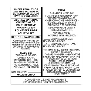 Sauder Gruga Leather Managers Chair, Black finish