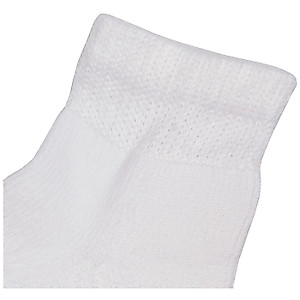 Thorlos Men's WMX Walking Thick Padded Ankle Sock, White, Medium