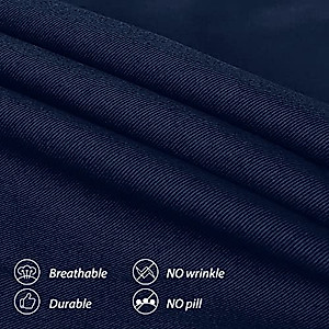 ROTANET Extra Large Apron for Men Adjustable Bib Apron with 2 pockets Cooking Apron for Women Chef Water & Oil Resistant Navy Blue