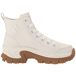 Skechers Women's Street BLOX-Fashion Shaker Sneaker, WHT, 9