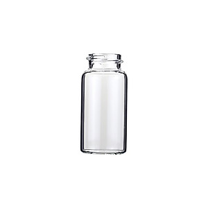 LanJing 366228204 Borosilicate Glass 20mL Liquid Scintillation Vial with 22-400 Polypropylene Cap Pulp-Backed Foil Liner, Case of 100