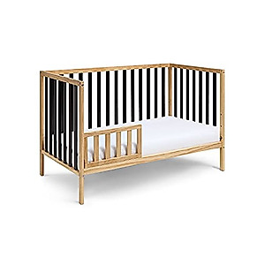 Baby Cache Deux Remi Island 3-in-1 Convertible Crib (Do Re Me) Natural & Black