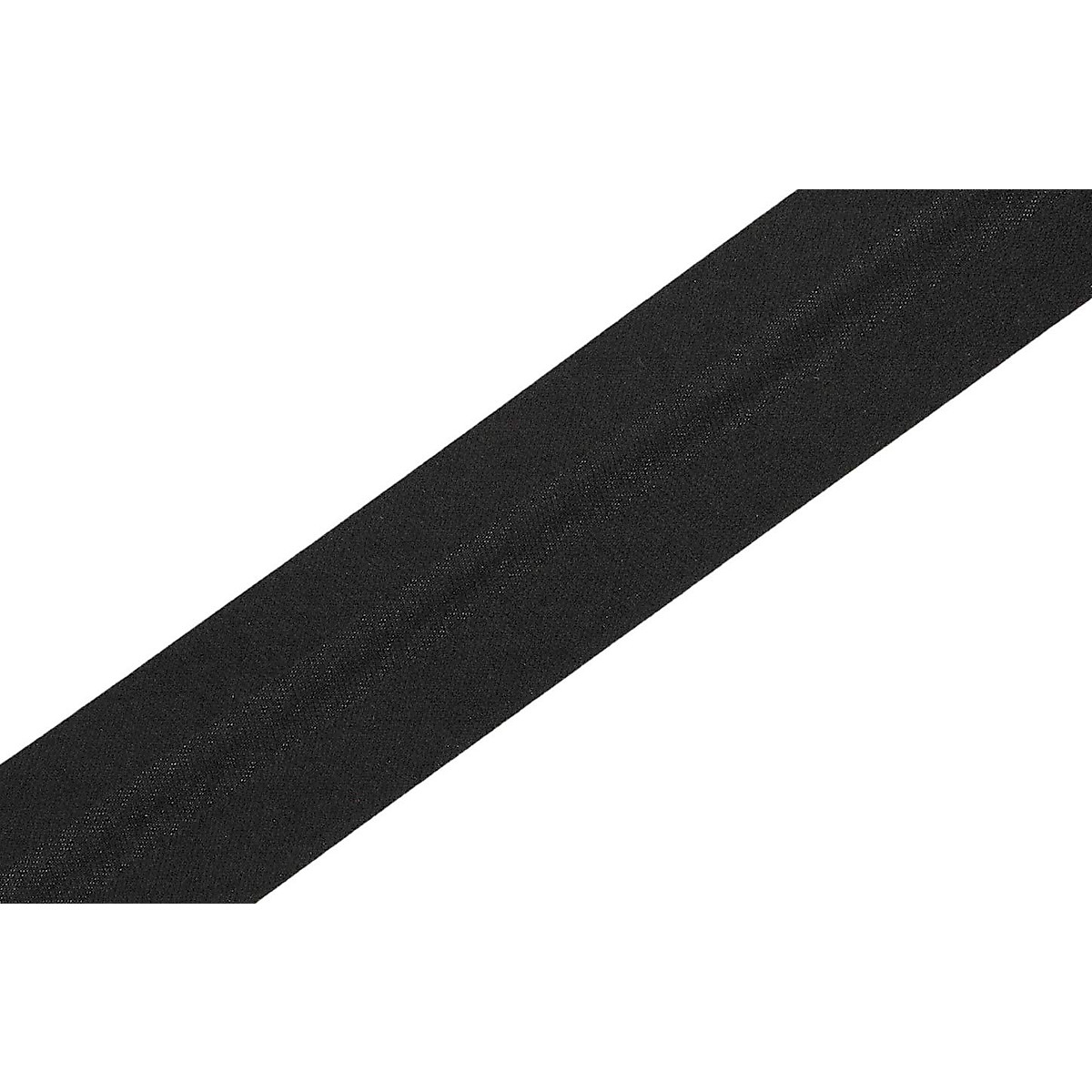 Mandala Crafts Double Fold Bias Tape for Sewing, Seaming, Binding, Hemming, Piping, Quilting, 1/2 Inch 55 Yards, Black