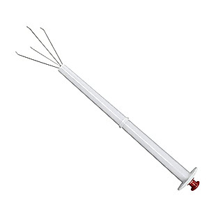 Deluxe Pickle Pincher, Set of 2,Pickle Picker Stainless Steel and Plastic- Olive Pepper Grabber