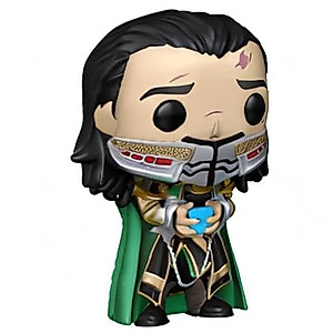 Funko Pop! Marvel: Avengers Endgame - Loki with Glow-in-The-Dark Tesseract