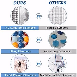 Haocy Mystery Diamond Painting Kit, Random Diamond Art Kit for Adults, 5D Paint with Diamond Full Drill for Gift, Wall Dcor