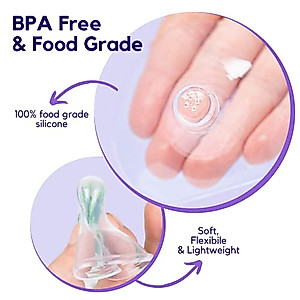 Next 9 Months Nipple Shields – Nipple Shields for Nursing with Carry Case – BPA-Free Silicone Breast Shields for Nursing – Nipple Covers for Breastfeeding, Latch Difficulties – Protect Sore Nipples