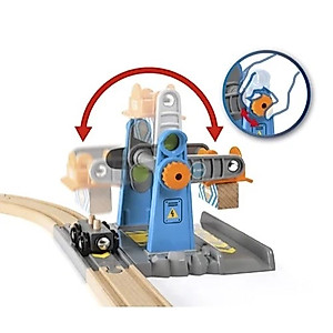 BRIO 33827 World-Smart Tech Railway-Harbor Crane,Multi