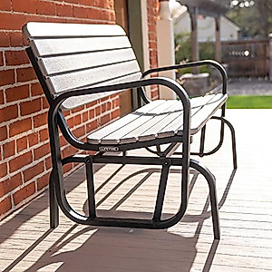 Lifetime Swing Glider Bench, Storm Dust