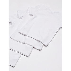 Hanes Baby T, Flexy Soft Stretch Shirt, Expandable Shoulder, 4-Pack, Diamond White, 18-24 Months