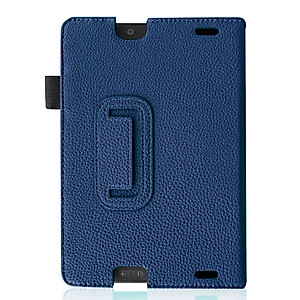 Fintie Folio Case for Kindle Fire HD 7" (2013 Old Model) - Slim Fit Folio Case with Auto Sleep/Wake Feature (Will only fit Amazon Kindle Fire HD 7, Previous Generation - 3rd), Navy