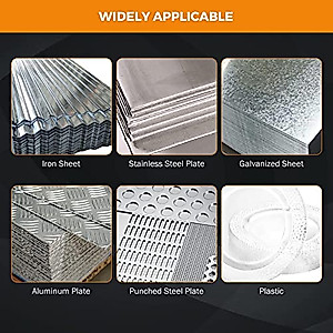 BEAMNOVA Metal Cutter Tool Electric Sheet Metal Nibbler Metal Sheets Cutter Kit Hand Tool Stainless Steel Metal Cutting Tools