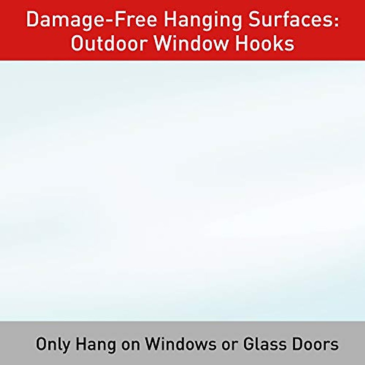 Command Medium Wall Hooks, Damage Free Hanging Wall Hooks with Adhesive Strips, No Tools Wall Hooks for Hanging Decorations in Living Spaces, 5 Clear Wall Hooks and 6 Command Strips