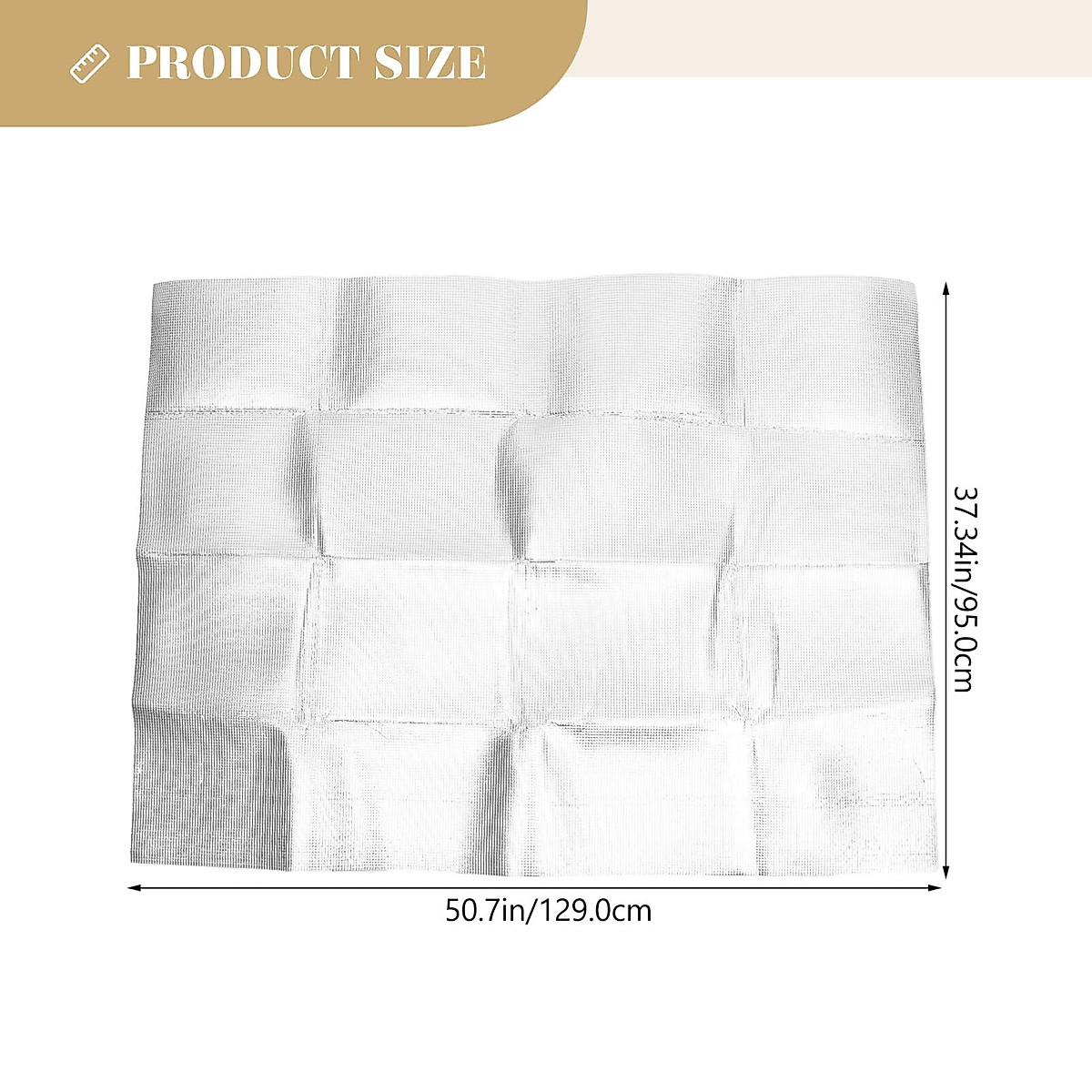 Attic Armour Attic Fan Cover, Insulation Cover with Strips with Adhesive for Attic Fan, Attic Ceiling Insulation Shutter Cover, Fits Up to 50.78 x 37.4 inch