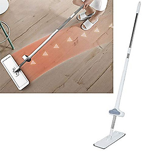 KUIKUI Wet Dry Dual Use Dust Cleaning Squeeze Flat Mop Kit, Sturdy, Flexible, and Efficient Floor Cleaner Accessory for Home Use