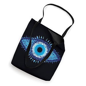 Evil Eye Greek Turkish Evil Spirit Protection Mati Boncuk Tote Bag