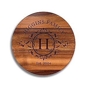 Lazy Susan, Custom Lazy Susan, Personalized Lazy Susan, Custom Wedding Gifts, Turntable, Lazy Susan Turntable, Cutting Board, Custom Cutting Board, Personalized Cutting Board