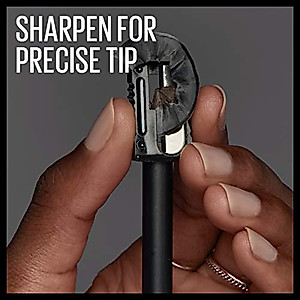 Maybelline TattooStudio Waterproof Eyebrow Pencil, Sharpenable, Longwear, Long Lasting Eyebrow Pencil, Defined Brows, Pigment Brow Pencil, Soft Brown, 1 Count