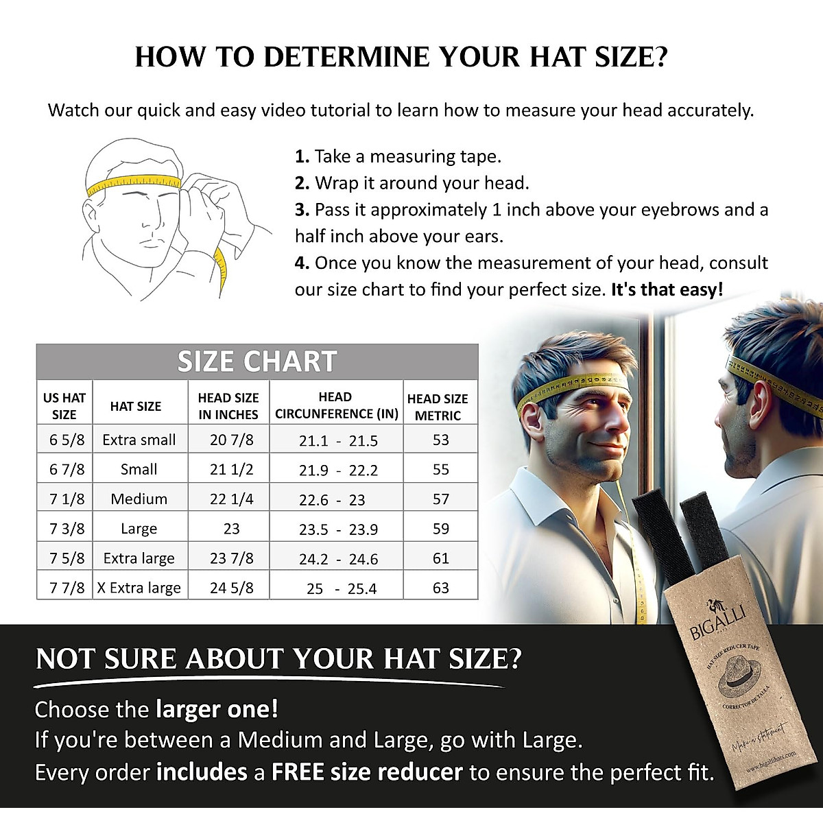 Bigalli Puerto Cayo Original Panama Hat for Women Men Summer & Beach Hat, Center Dent Shape with Grosgrain Ribbon, Toquilla Straw Grade 3 | UV Protection SPF 30 | Sun Fedora Hats | Natural X Large