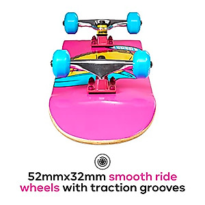 Fortnite 31" Skateboard - Cruiser Skateboard with Printed Graphic Grip Tape, ABEC-5 Bearings, Durable Deck & Smooth Wheels