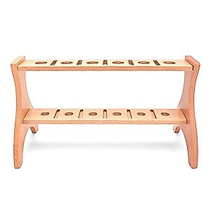 Hair Comb Holder Barbershop Vanity Bathroom Supplies Accessories Organizer Tray Wood Rustic Holder, Makeup, Styling Tools Rack