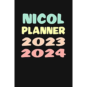 NICOL: Custom Name Weekly Planner 2023-2024