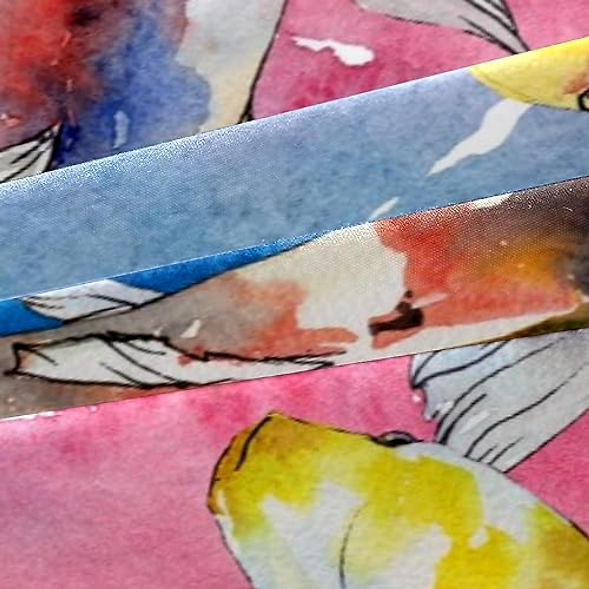 VAPOKF Duvet Covers Set Twin Size Soft and Breathable Microfiber Comforter Bedding Set 1 Duvet Cover 2 Pillowcase with Zipper Closure for Kids Women Men, Red and Gold Carp Fishes