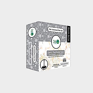 360Feel Old fashioned Pine Tar Soap exfoliant Handmade Man Soap - Made with real Tar and honey, Masculine fragrance