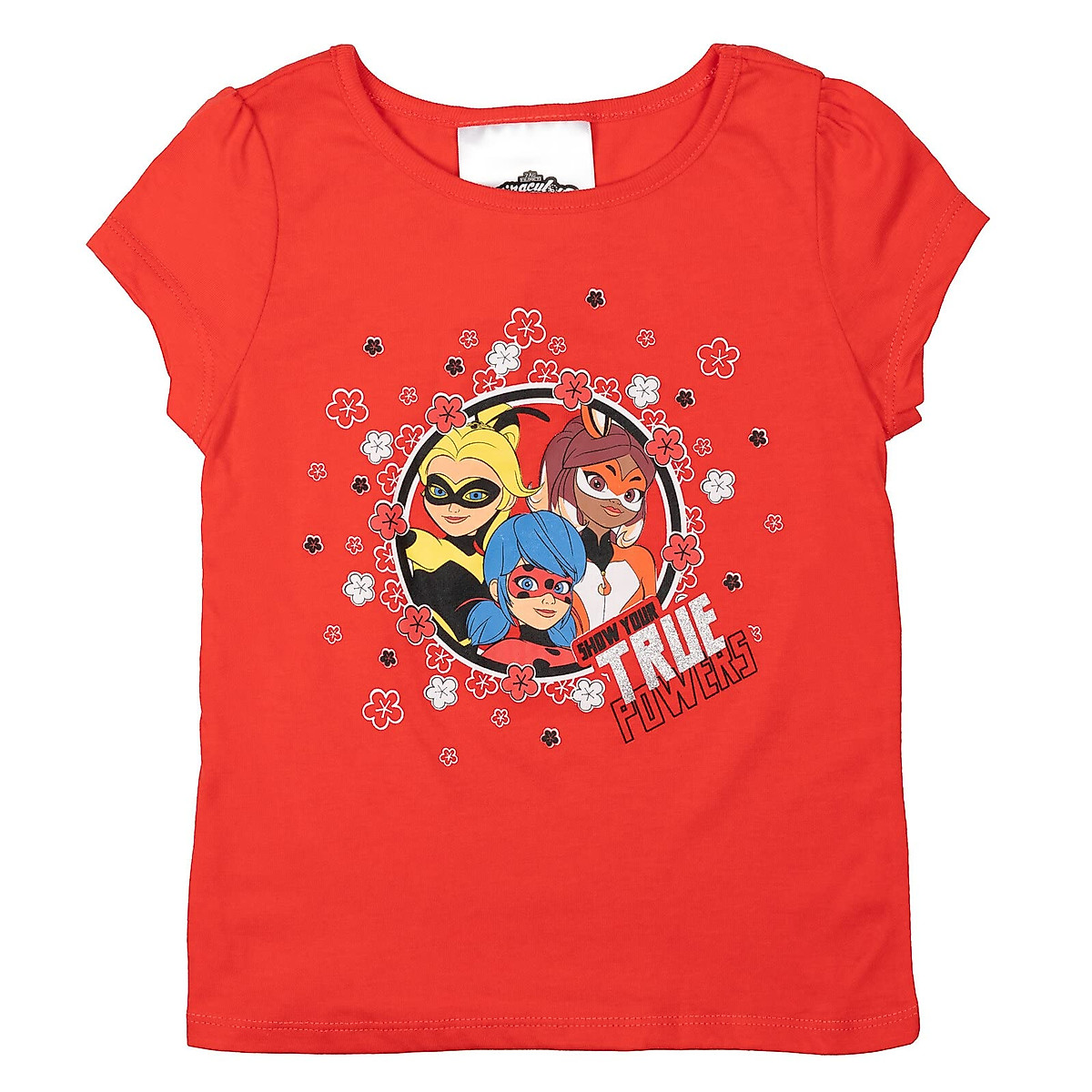 Miraculous Big Girls T-Shirt, Skirt and Satin Headband 3 Piece Outfit Set Red 14-16