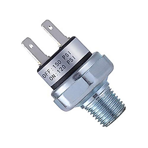 Pressure Switch 120-150 PSI Air Compressor Pressure Switch 1/4"-18 NPT Air Pessure Switch 24V 12V Pressure Switch Air Tank High 150PSI Pressure Switch 120PSI Pressure Controller