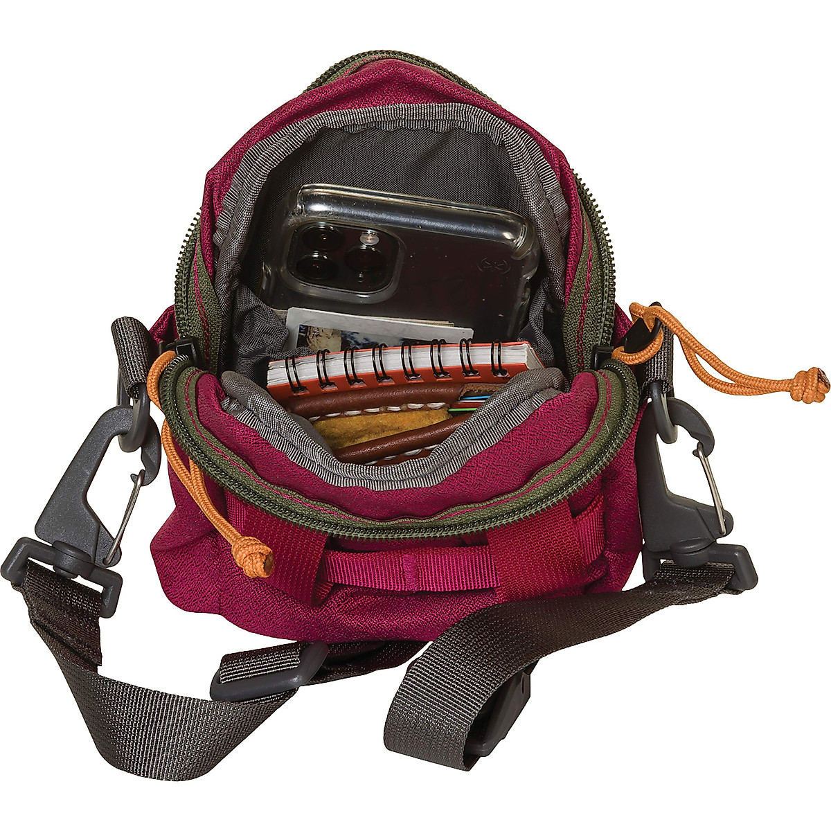 Mystery Ranch Bop Shoulder Bag - Crossbody Travel Bag, Magenta, 1.5L