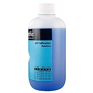 Calibration Solution pH 10.0 - pH Indicator & pH Test Equipment For Hydroponics, Food Processing, Aquariums, Pools, Water - Perfect For Precise pH Meter Calibration Use With pH Probe - 8oz Bottle