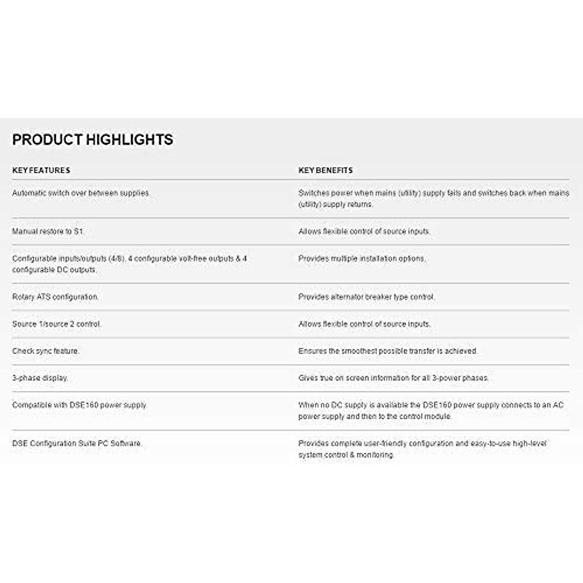 DSE331 Original - Made in UK | Auto Transfer Switch Control | DSE0331-01 Replacement to DSE330 | Monitors Voltage/Frequency of AC Supply from 2 Different Sources | 12/24 Volt