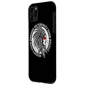 iPhone 11 Pro Magnify your Hustle Game T Shirt Native American Girl Case