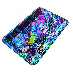 Metal Convenient Tray, Household Tray | Durable Metal, Easy to Carry, Unique Design-Green