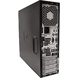 HP Elite Desktop PC Computer | Intel Quad-Core i5 | 8GB Ram | 1TB HDD | 24 Inch LCD Monitor (1080p HDMI), RGB Keyboard + Mouse | Desk Speakers | WiFi + Bluetooth | Windows 10 (Renewed)