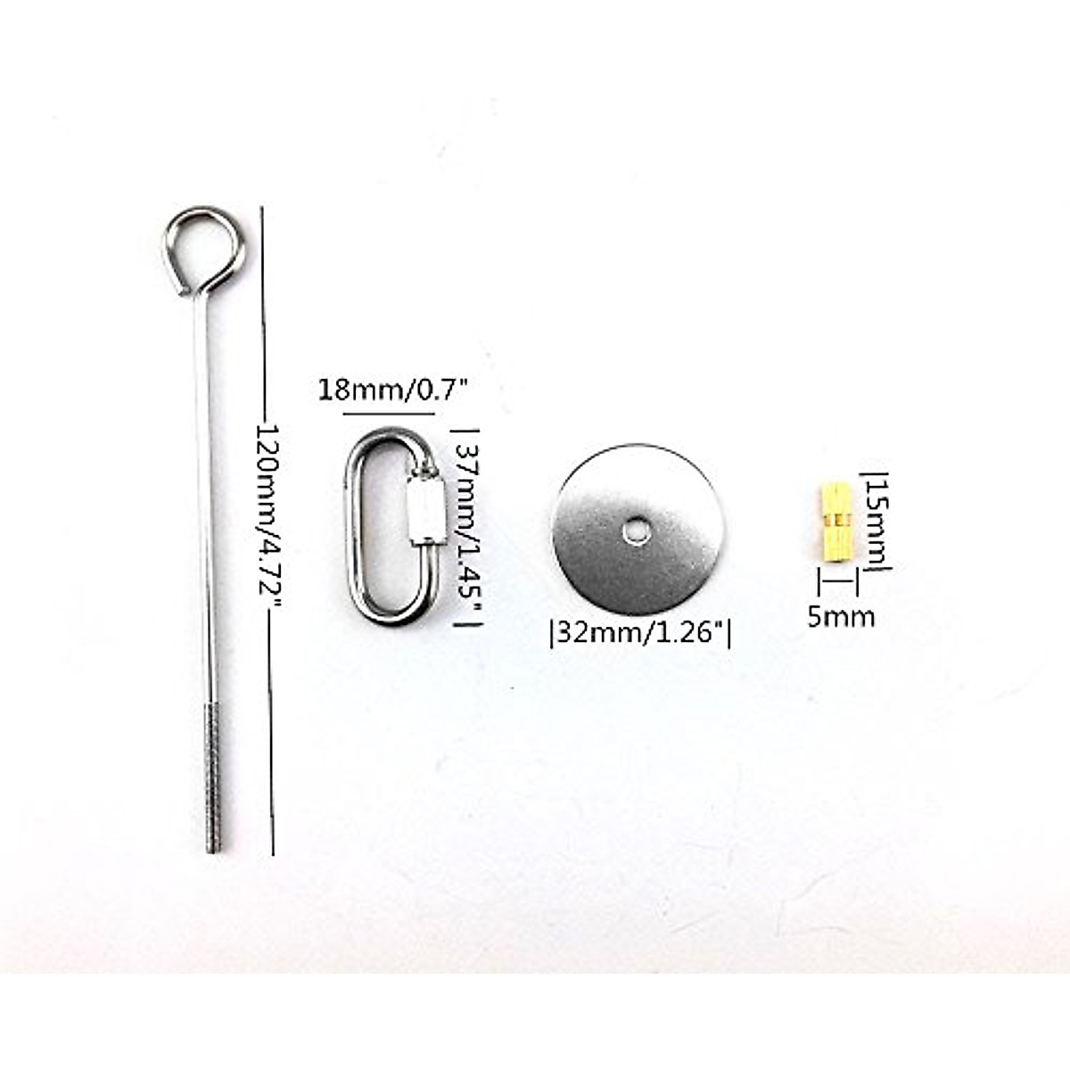 HONBAY 2pcs Parrot Bird Rabbit Hutch Cage Fruit Vegetable Holder Skewer Foraging Toy Animal Treating Tool (S)