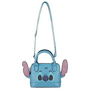 Disney Lilo and Stitch Handbag - Girls, Boys, Teens, Adults - Officially Licensed Stitch Faux Leather Cosplay Mini Crossbody Handbag